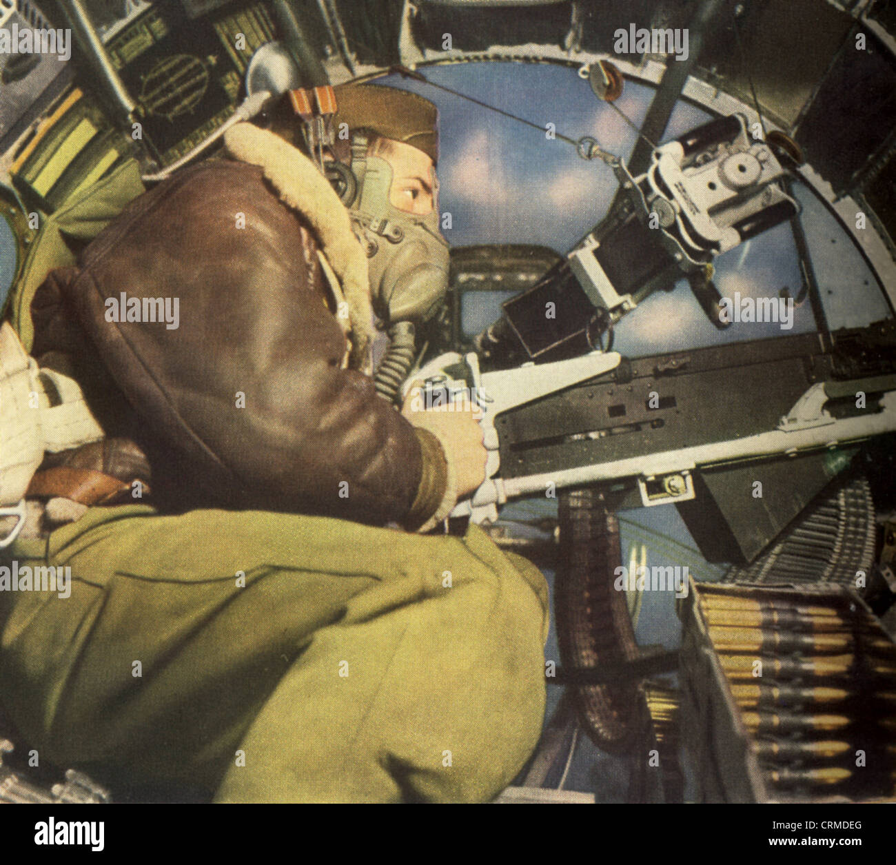 B 17 gunner hi-res stock photography and images - Alamy