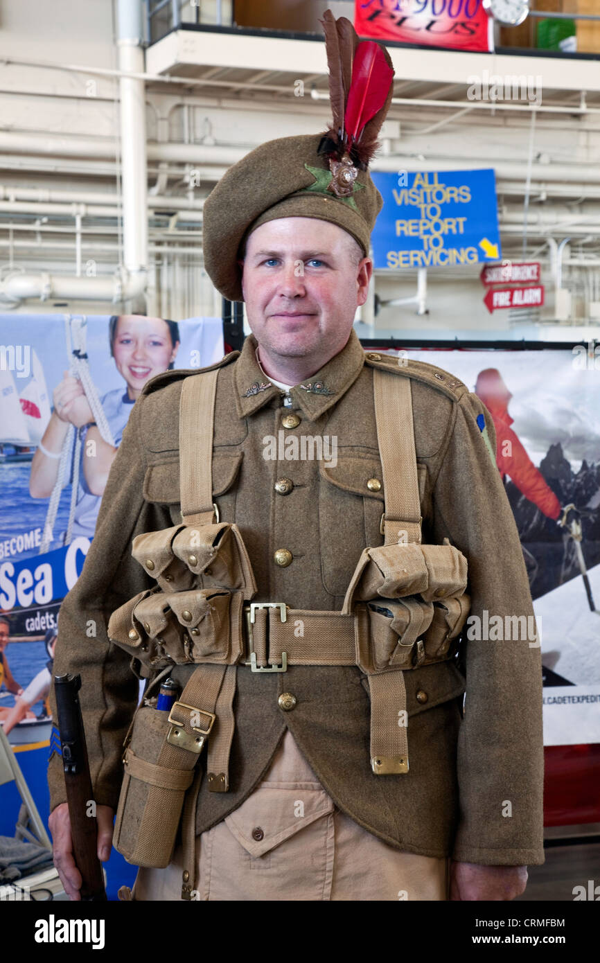 Canadian Forces Day and reenactment from the period of 1914 as British ...