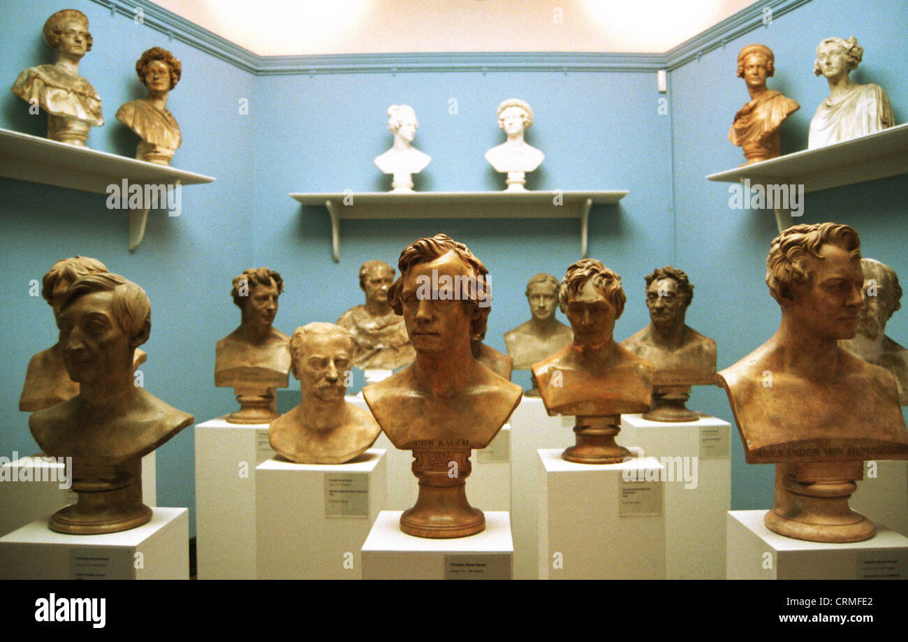 Busts in the Martin-Gropius-Bau, Berlin Stock Photo - Alamy