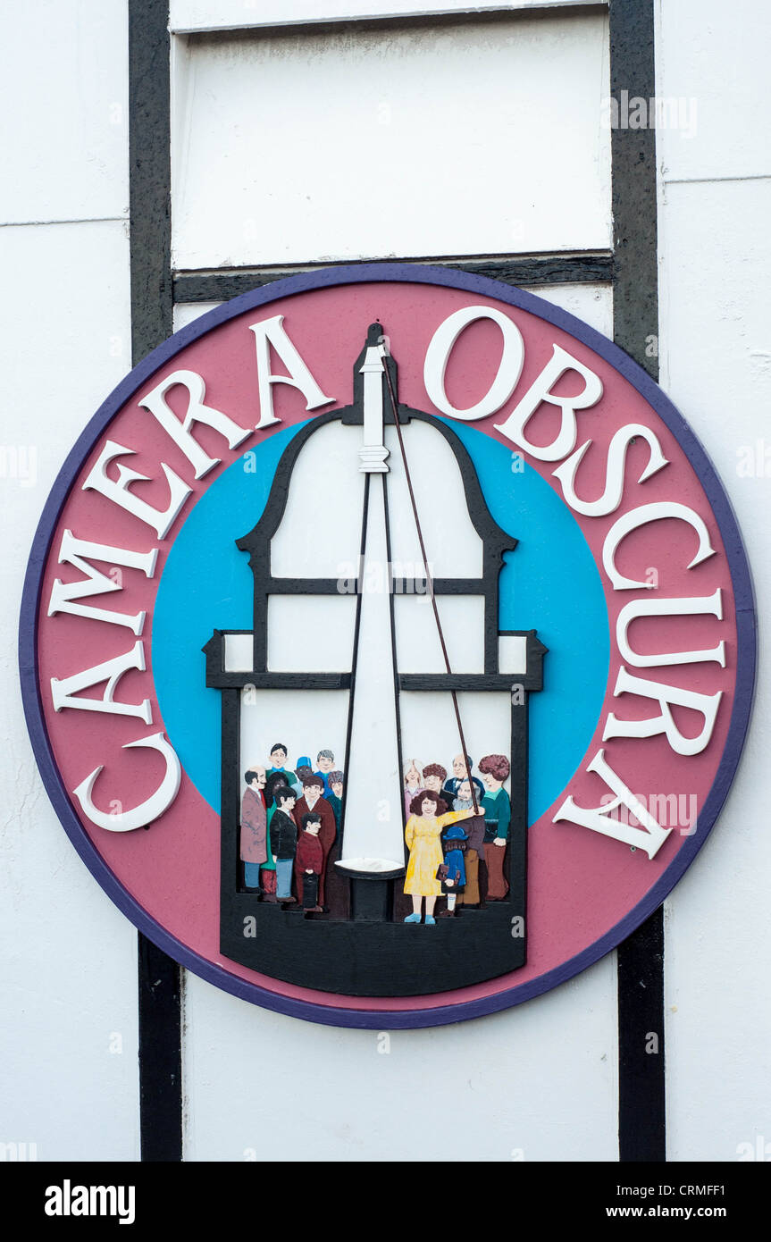The Edinburgh Camera Obscura logo Stock Photo - Alamy
