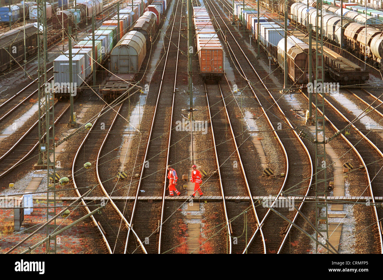 Rail yard worker hi-res stock photography and images - Alamy