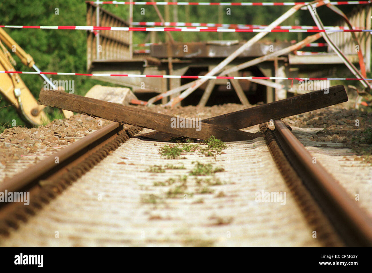 Rail tracks flood hi-res stock photography and images - Alamy