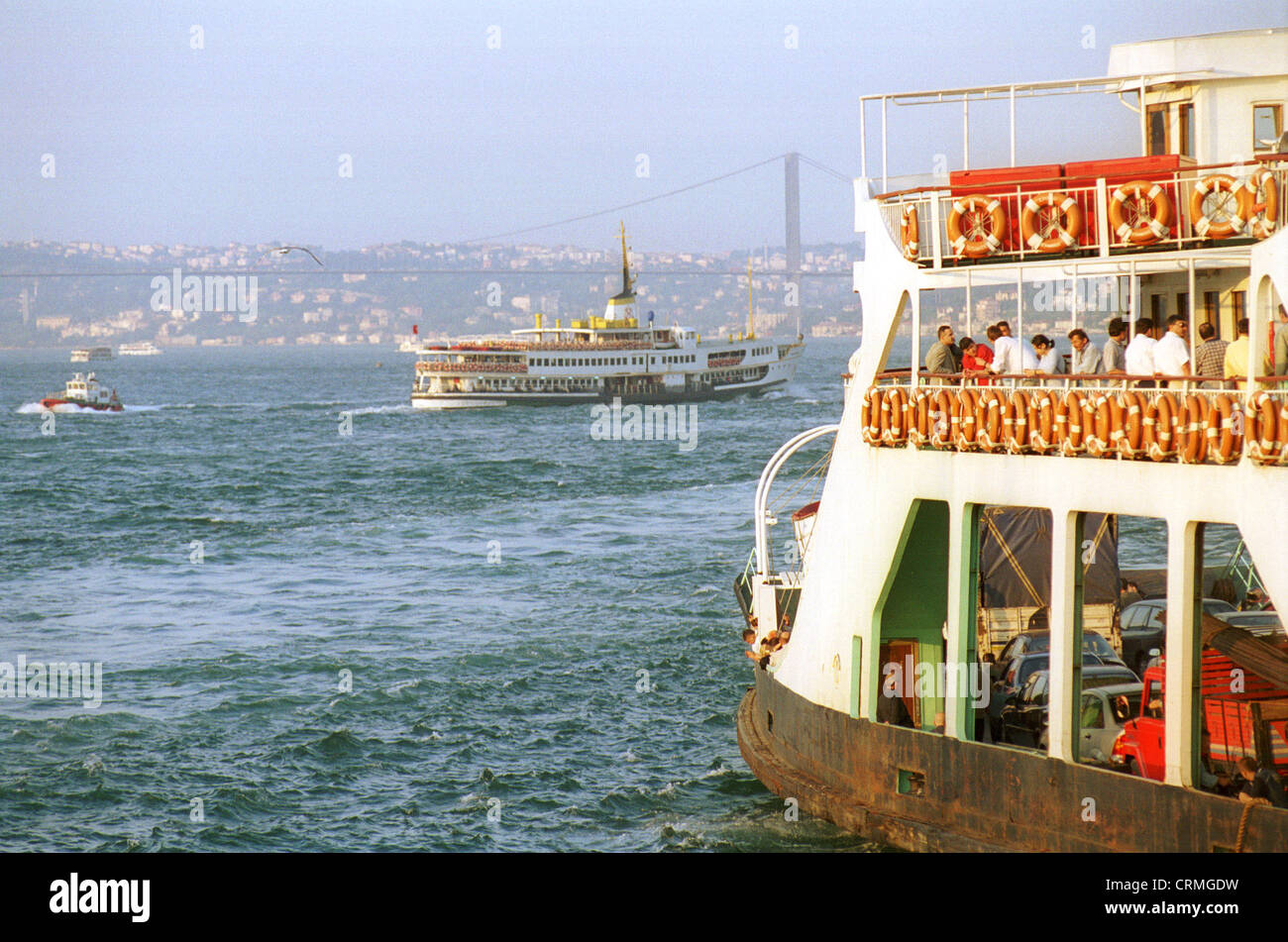 Ferries on the Bosphorus, Istanbul Stock Photo - Alamy