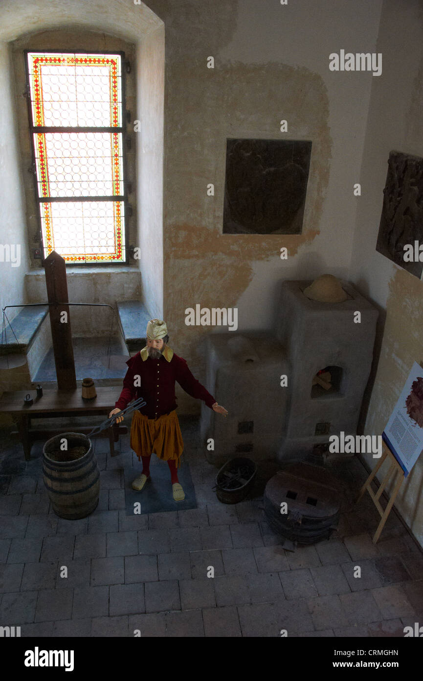 Museum inside Malostranska Mostecka Tower, Lesser Town Bridge Tower ...