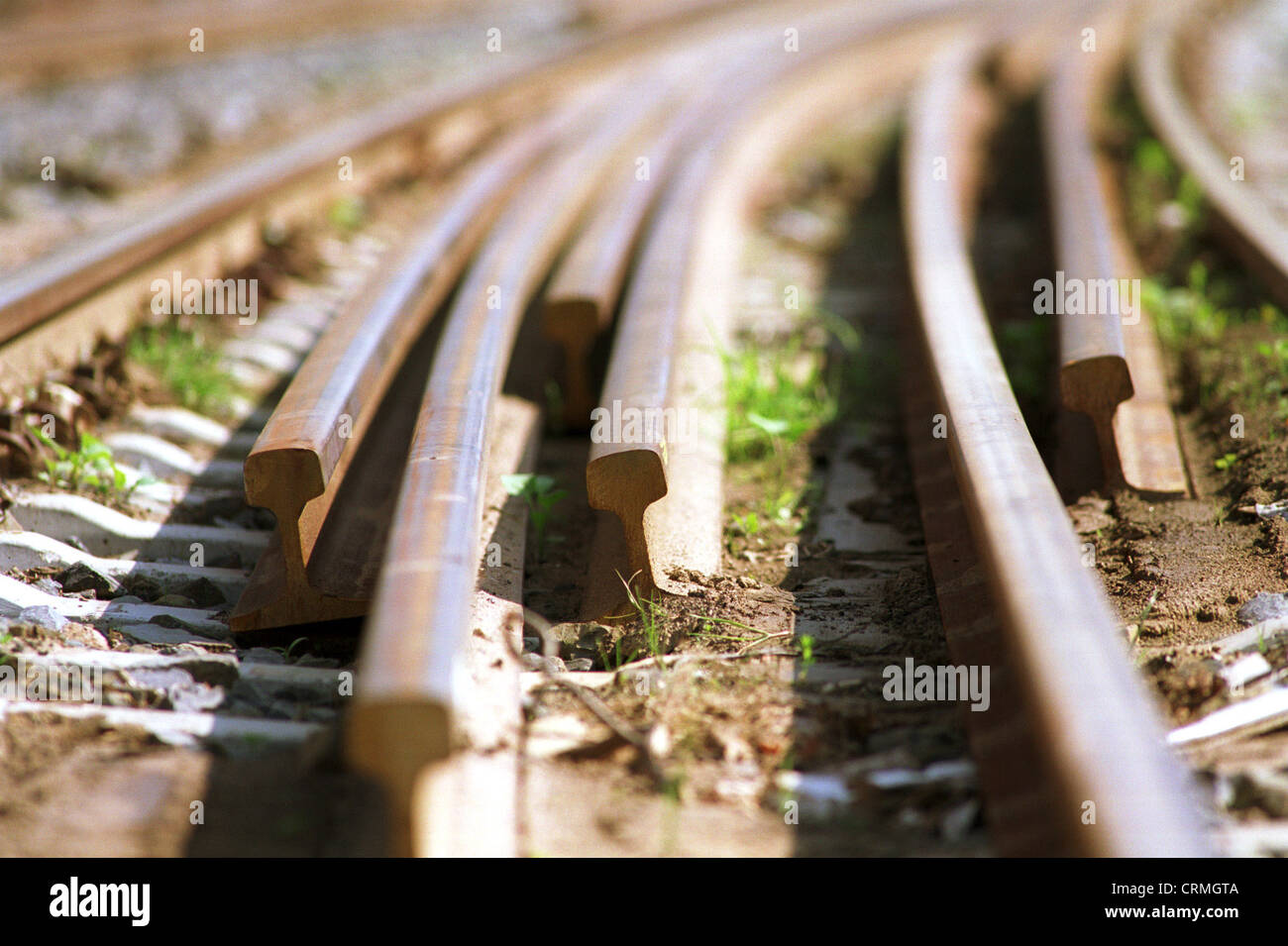 Rails are ready for deployment Stock Photo - Alamy