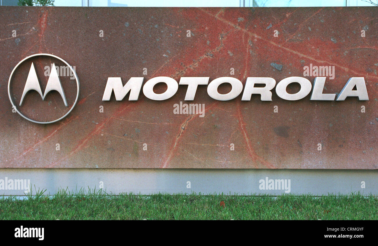 Motorola logo, Berlin Stock Photo - Alamy