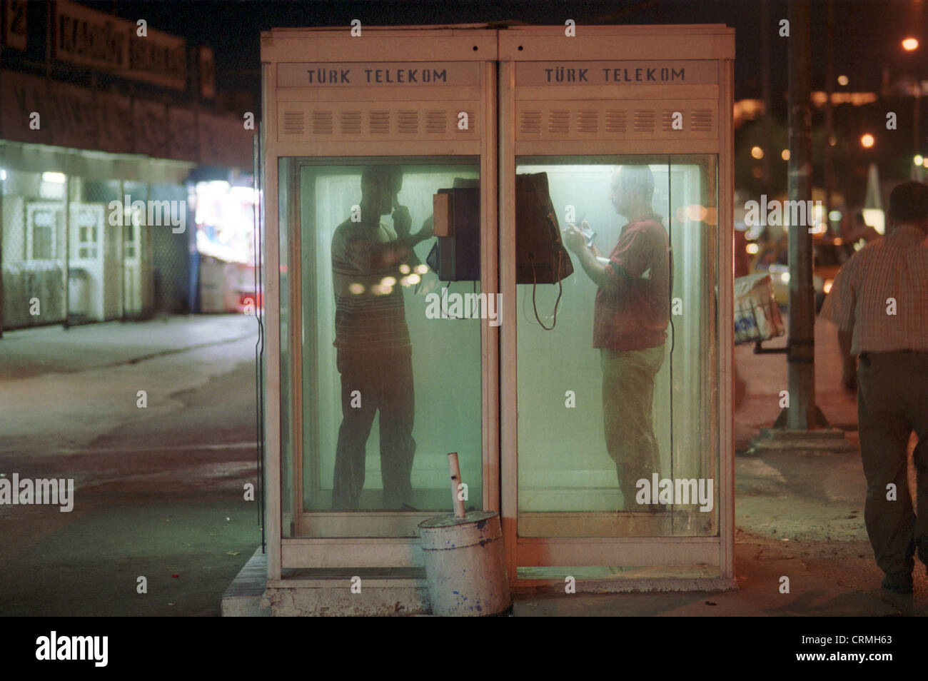 Cell phone at night, Istanbul Stock Photo - Alamy