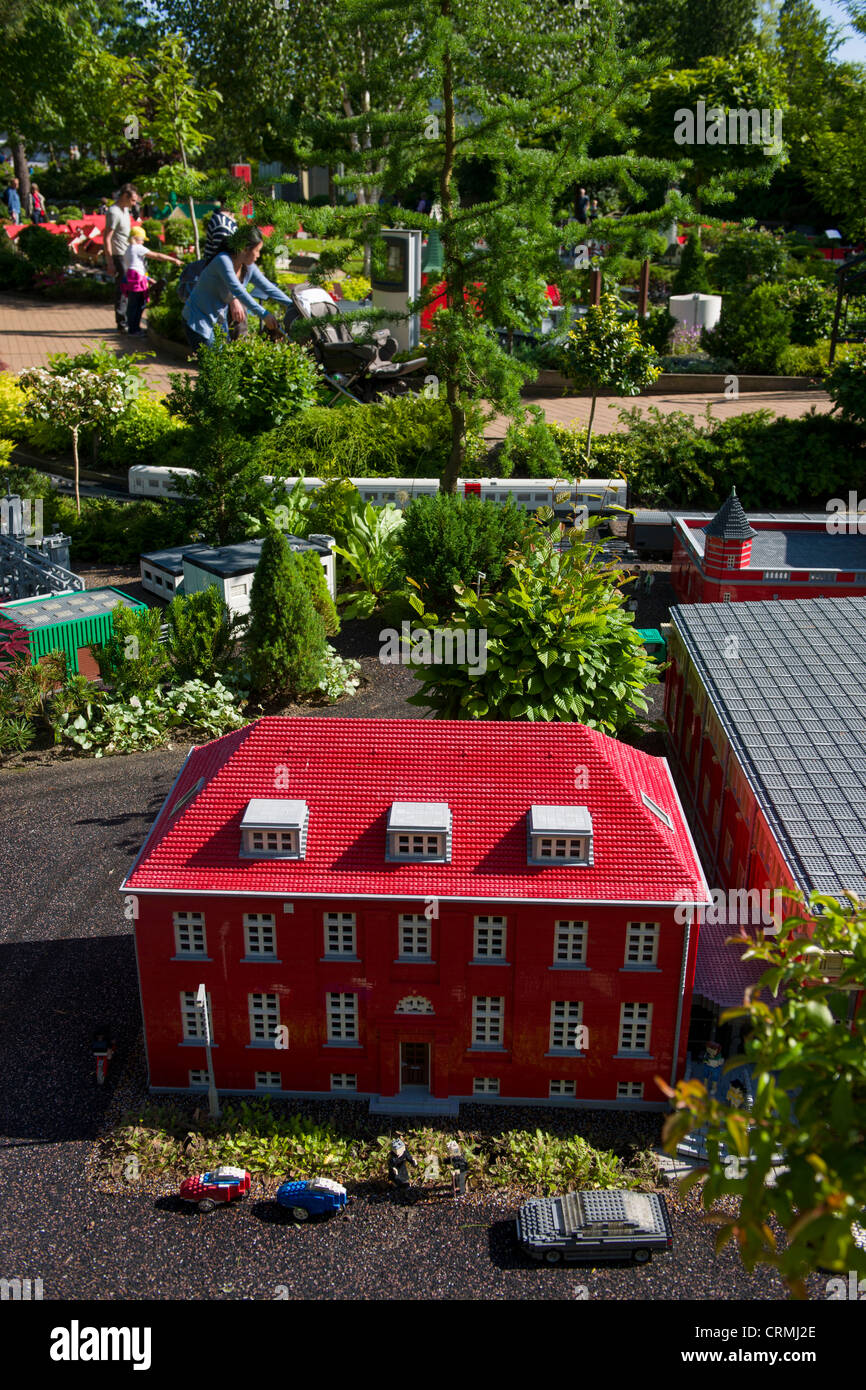 Lego houses at Miniland, Legoland, Billund, Denmark Stock Photo - Alamy