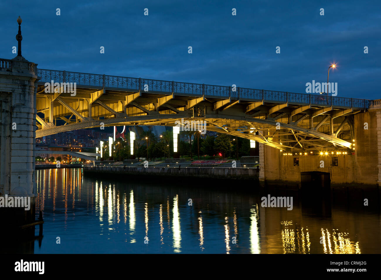 Deusto bridge, Bilbao, Bizkaia, Spain Stock Photo - Alamy