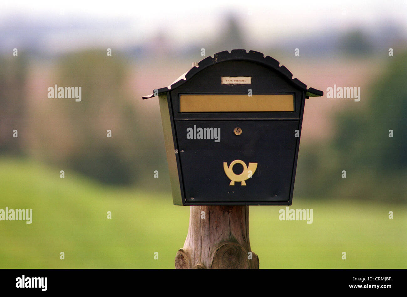 Mailbox for a household in the country Stock Photo - Alamy