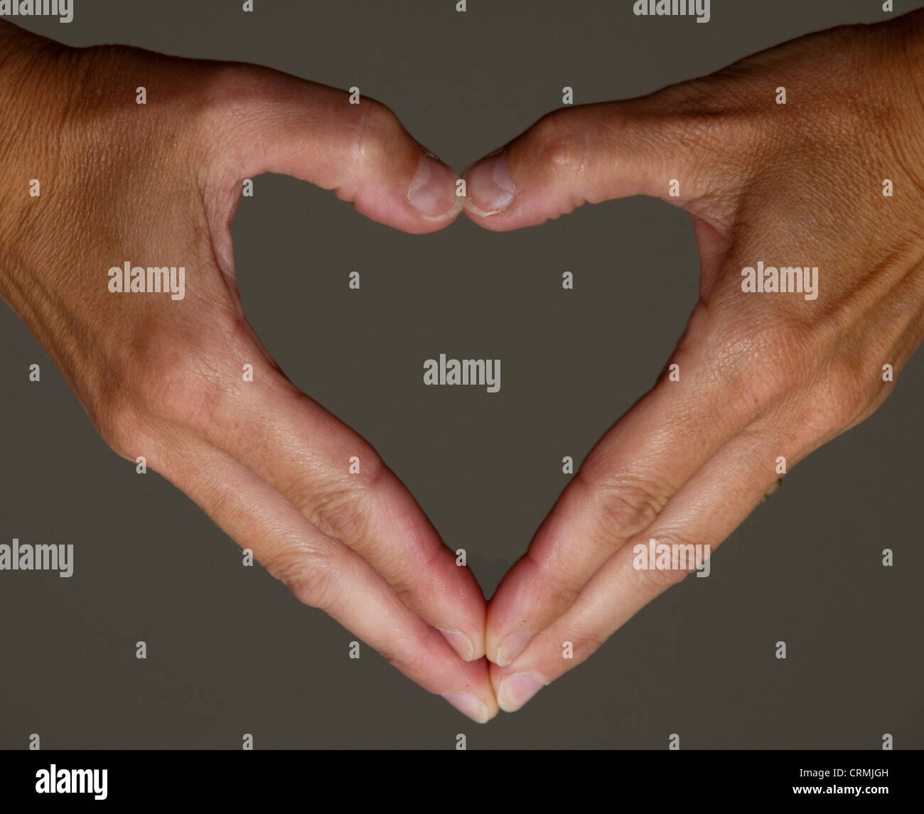 hands making a hart shape Stock Photo - Alamy