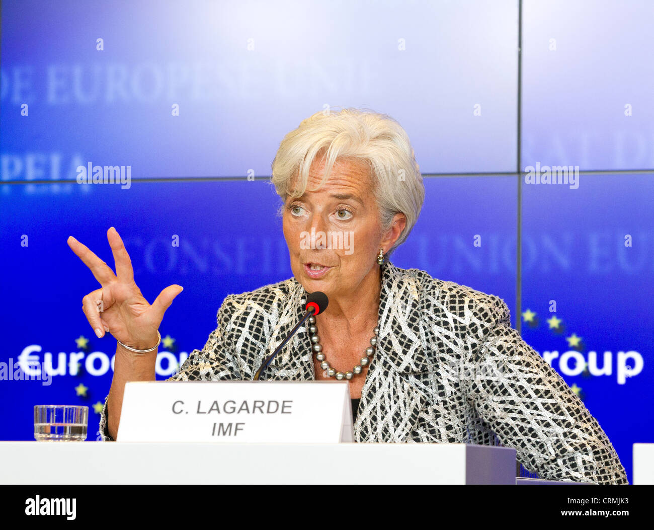 Christine lagarde laughing hi-res stock photography and images - Alamy