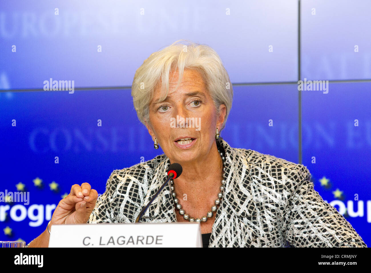 Christine lagarde laughing hi-res stock photography and images - Alamy