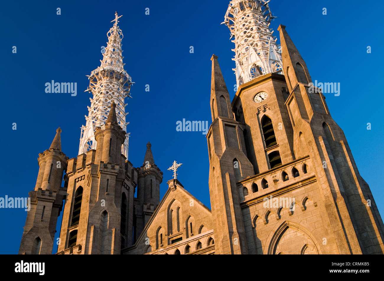 Indonesia jakarta cathedral catholic church hi-res stock photography ...