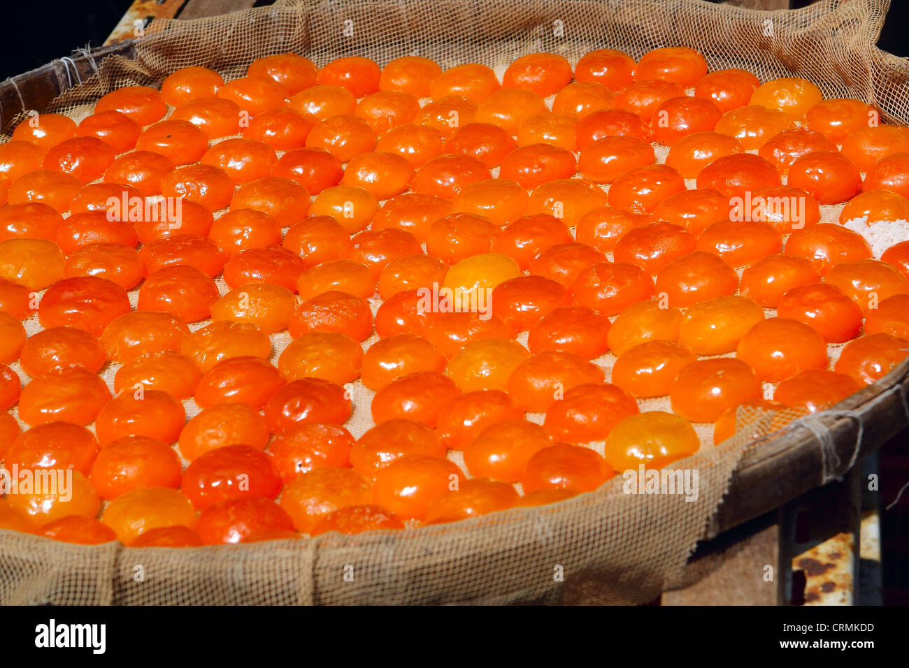 Salted and sun dried yolks of duck eggs Stock Photo - Alamy