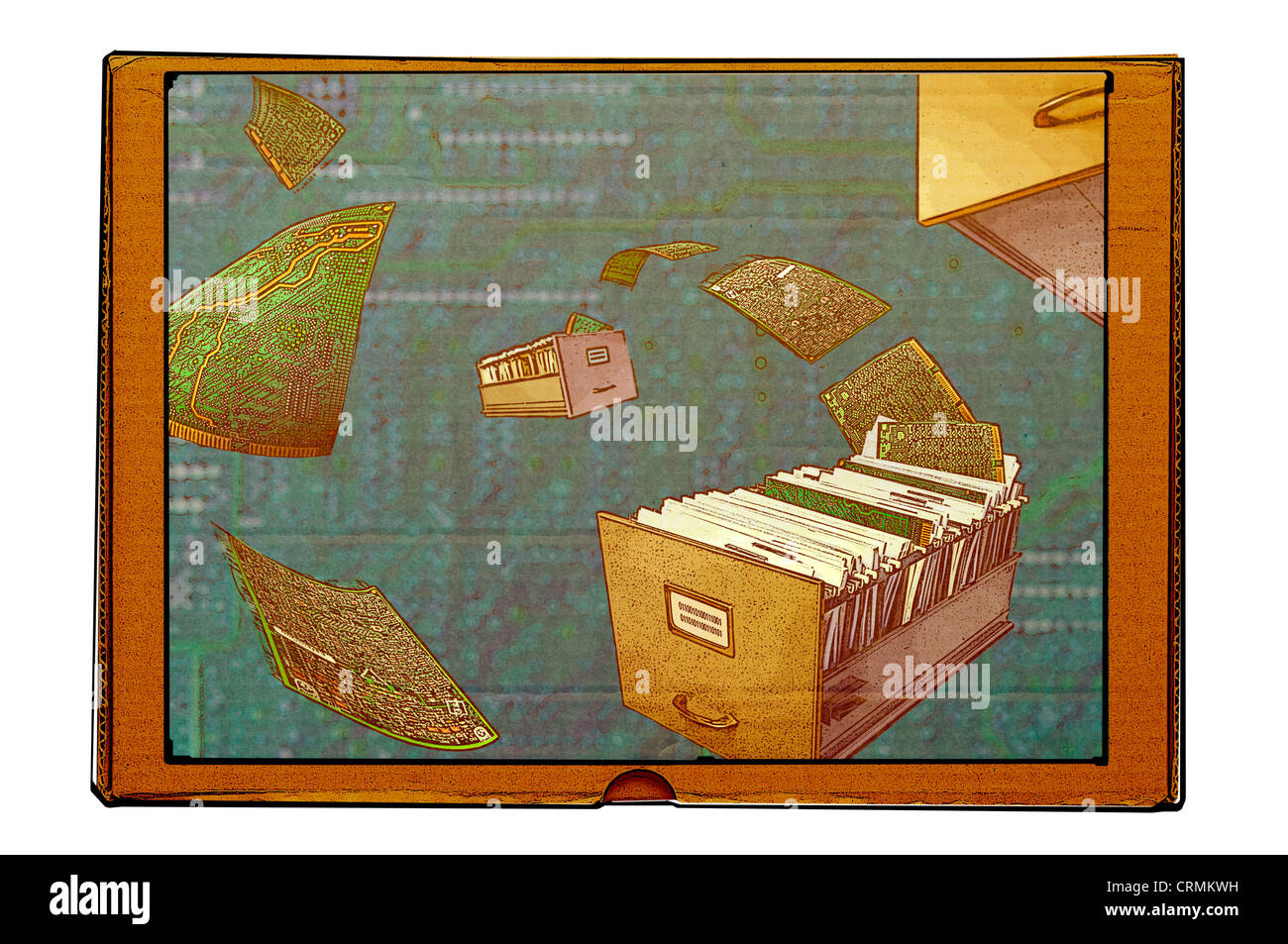 Exchanging files hi-res stock photography and images - Alamy