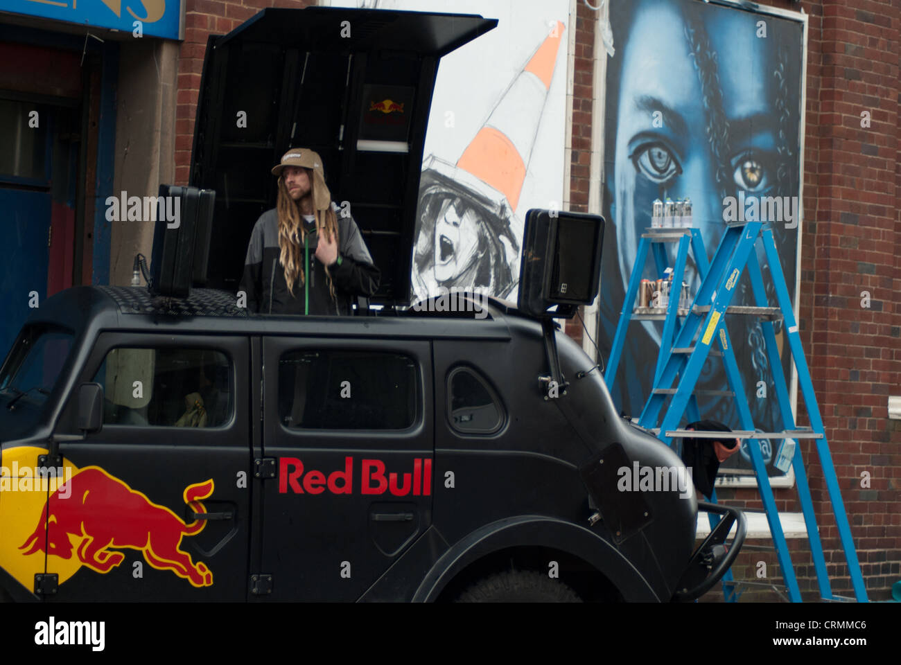 Sand, Sea and Spray 2012. Blackpool, England Stock Photo - Alamy