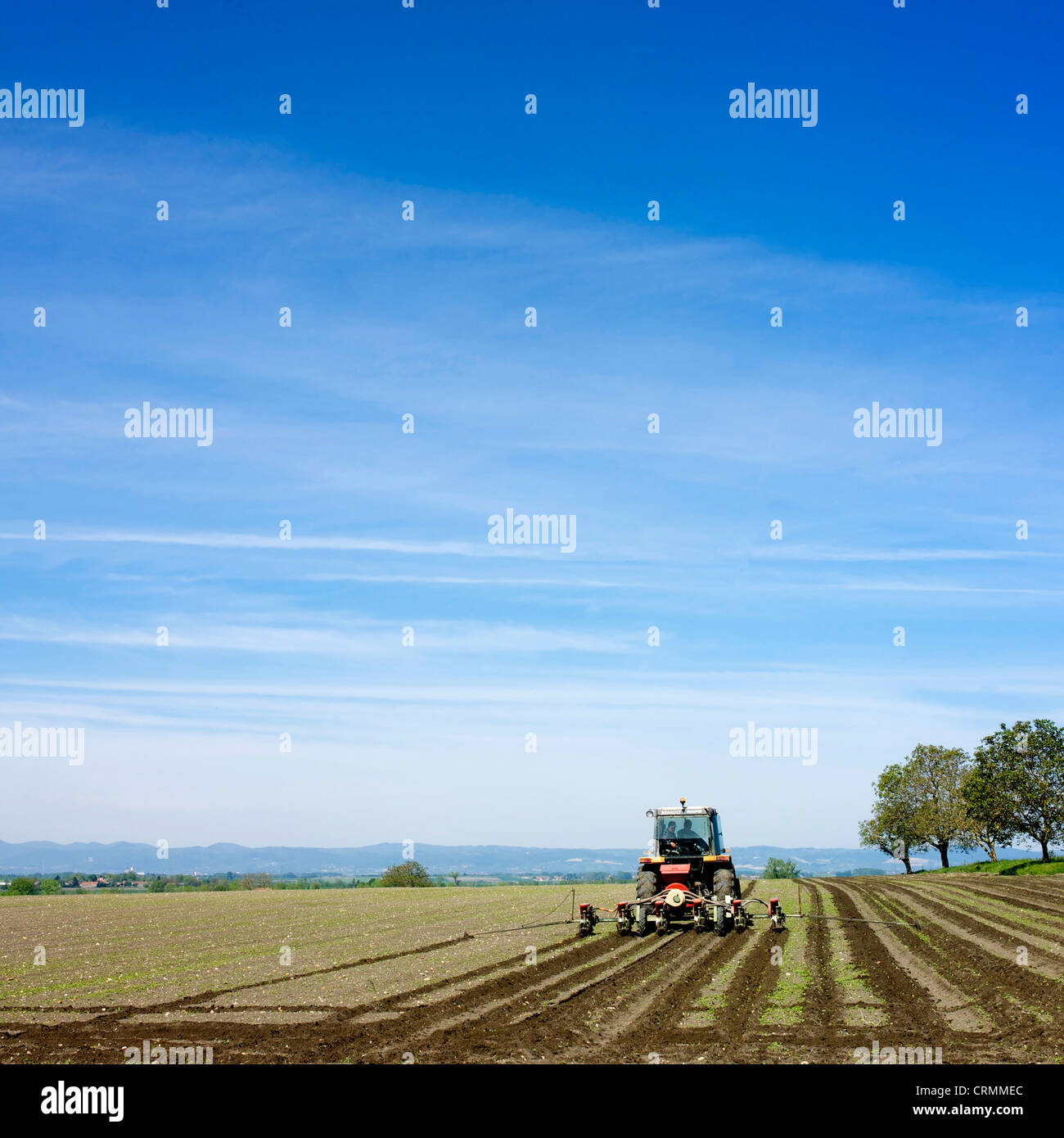 Tractor plowing field hi-res stock photography and images - Alamy