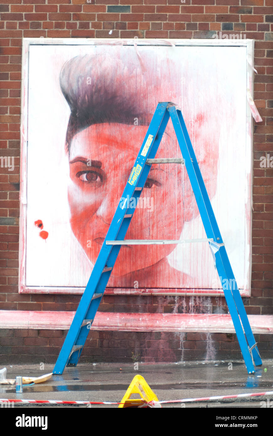 Sand, Sea and Spray 2012. Blackpool, England Stock Photo - Alamy