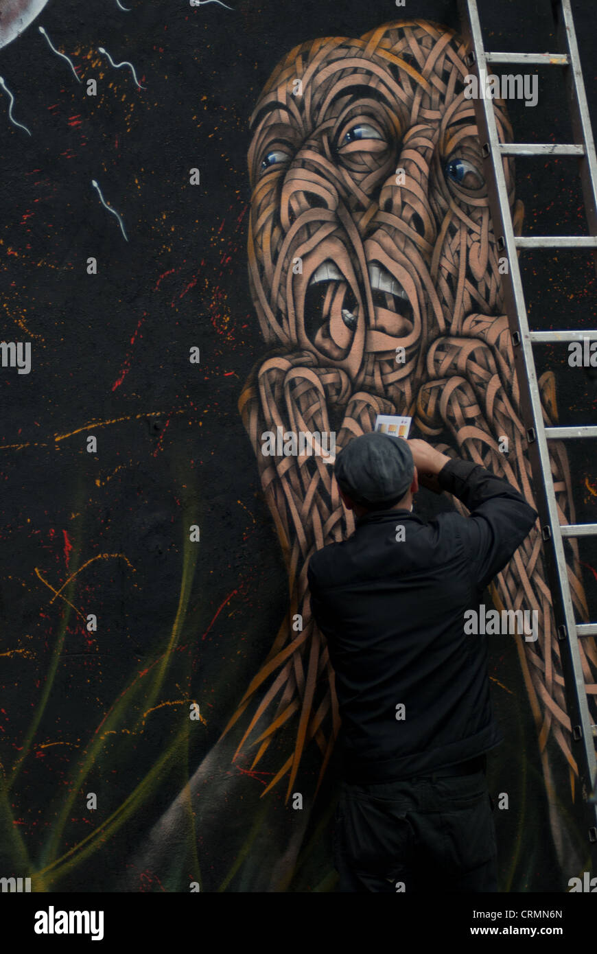 Sand, Sea and Spray 2012. Blackpool, England Stock Photo - Alamy