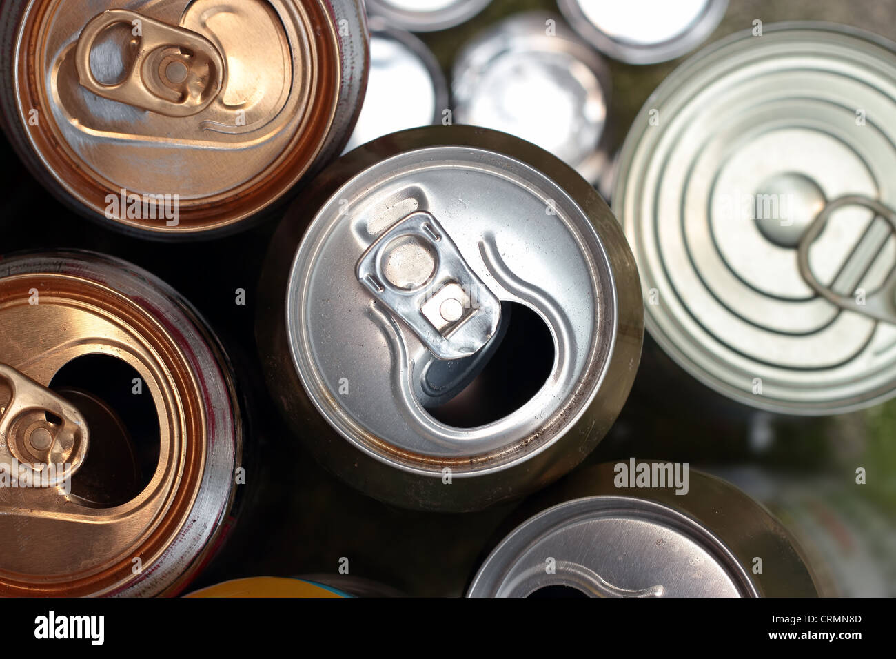 Aluminum cans ready for recycling Stock Photo - Alamy