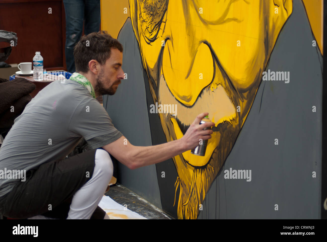 Sand, Sea and Spray 2012. Blackpool, England Stock Photo - Alamy