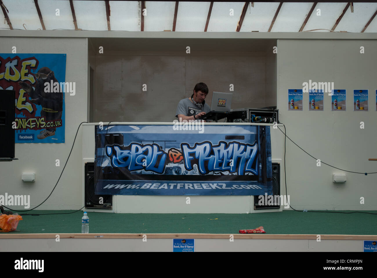 Sand, Sea and Spray 2012. Blackpool, England Stock Photo - Alamy