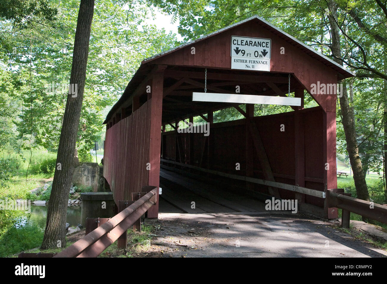 Esther Furnace Bridge No.11 - a wooden Covered Bridge Columbia County ...