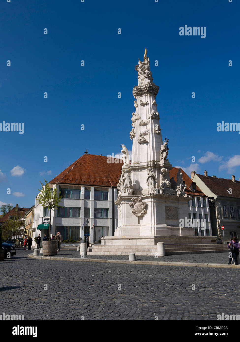 Plague tower celebrating deliverance from pestilence at St Matthias ...