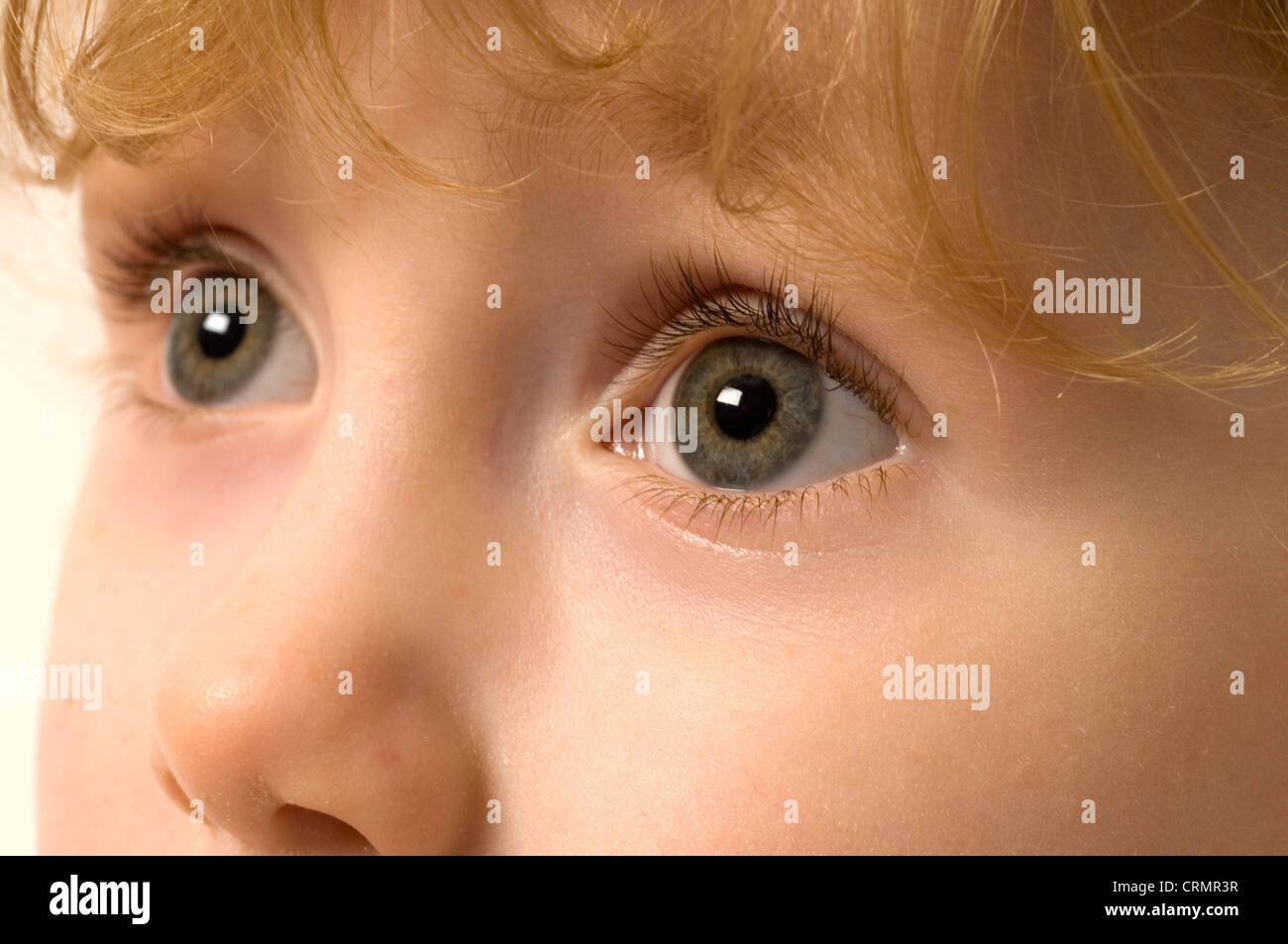 Close up of a young girls eyes Stock Photo - Alamy