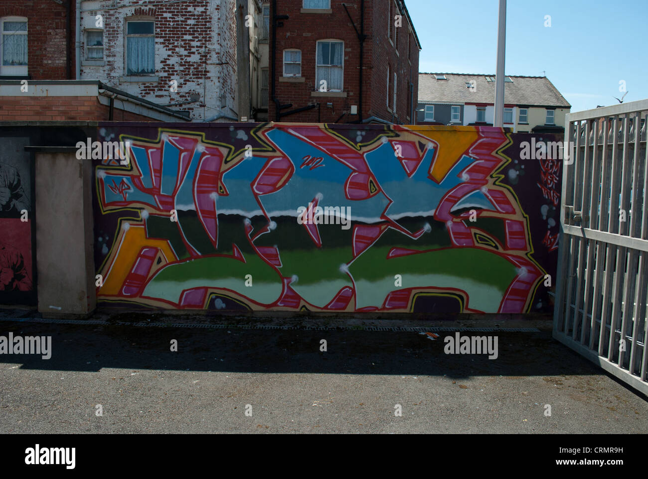 Sand, Sea and Spray 2012. Blackpool, England Stock Photo - Alamy
