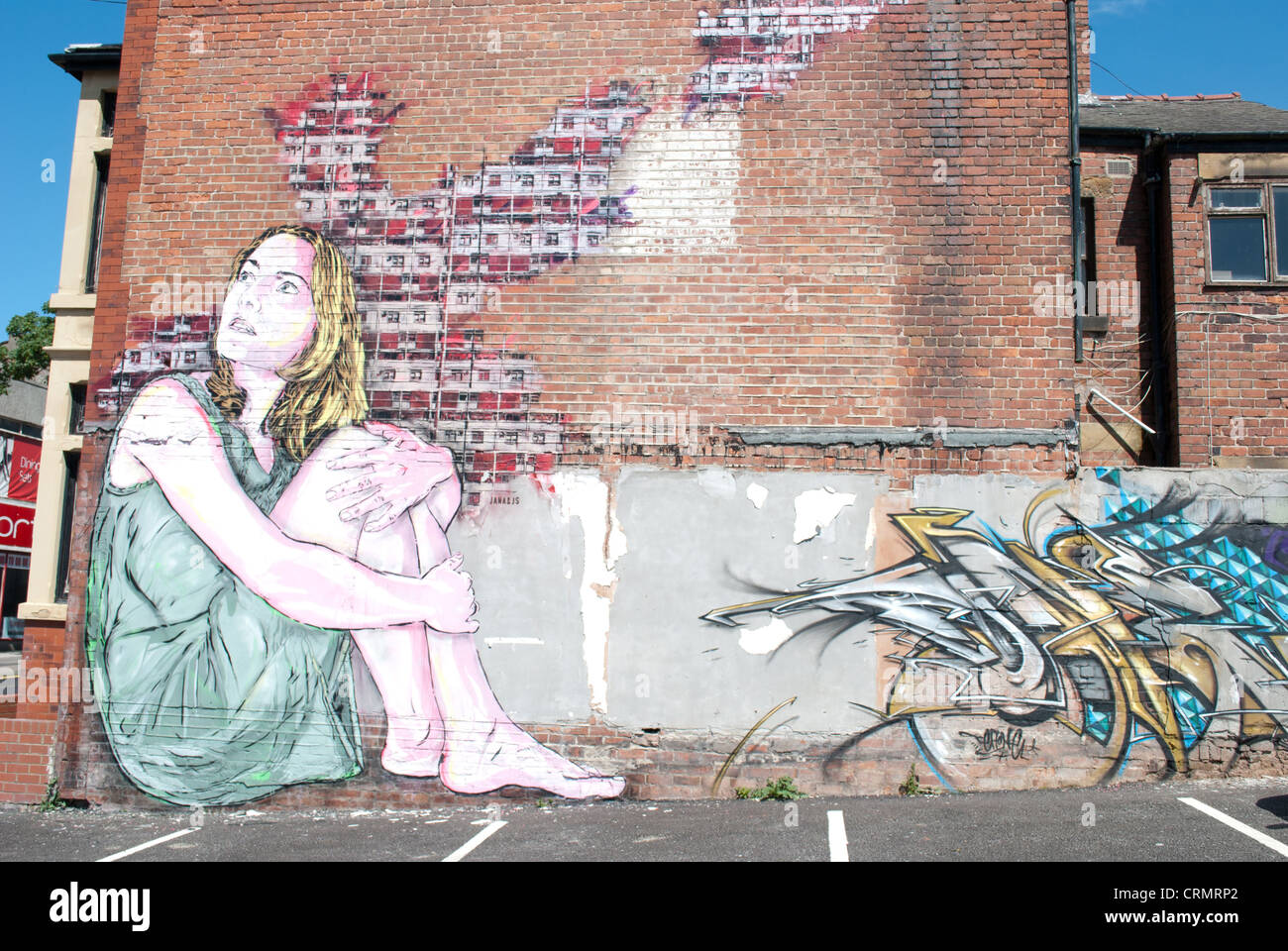 Sand, Sea and Spray 2012. Blackpool, England Stock Photo - Alamy