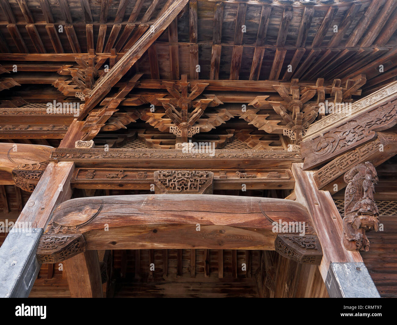 Ye's Branch Ancestral Hall. NanPing. Anhi. China Stock Photo - Alamy