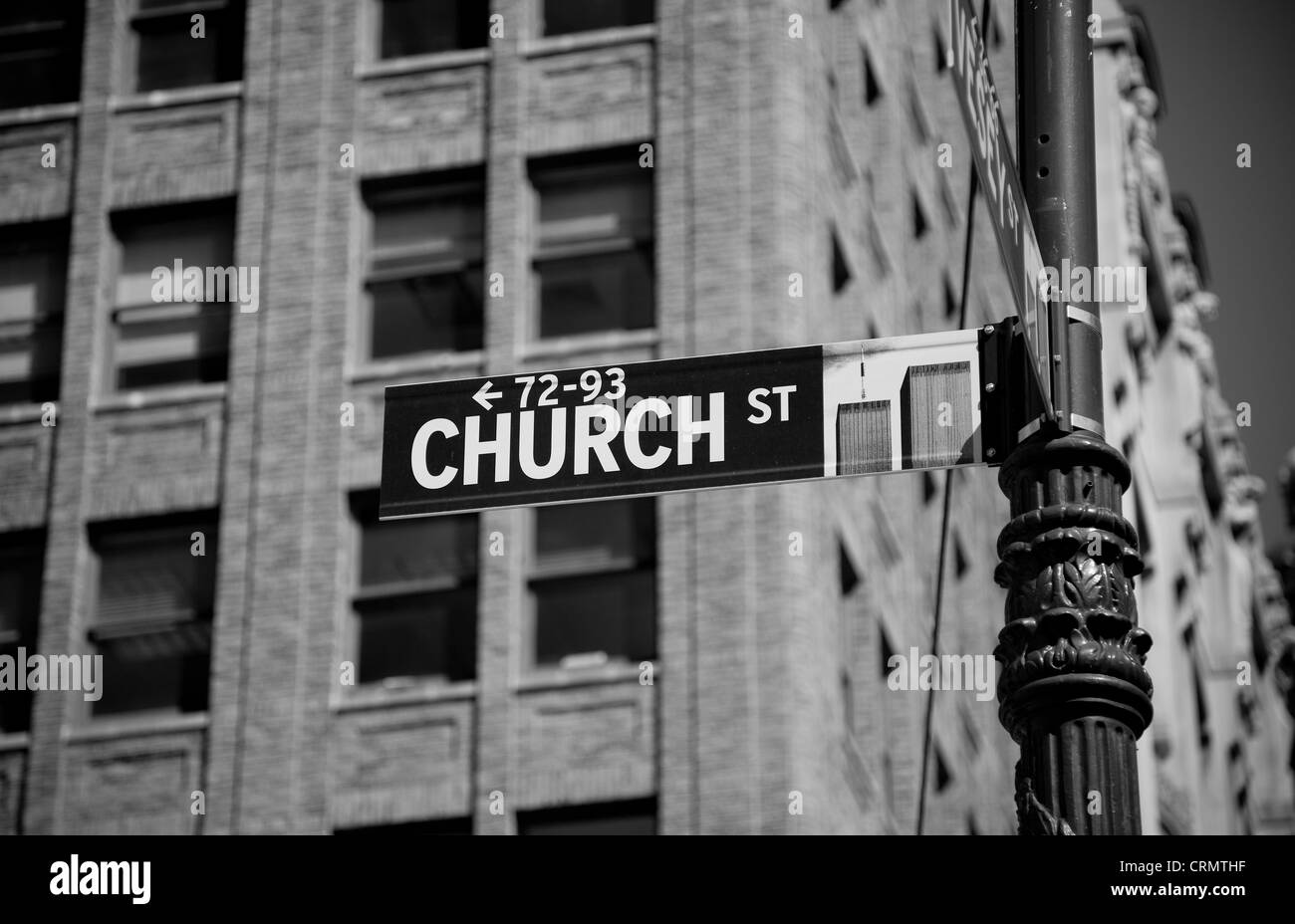 Church street, New York, USA Stock Photo - Alamy