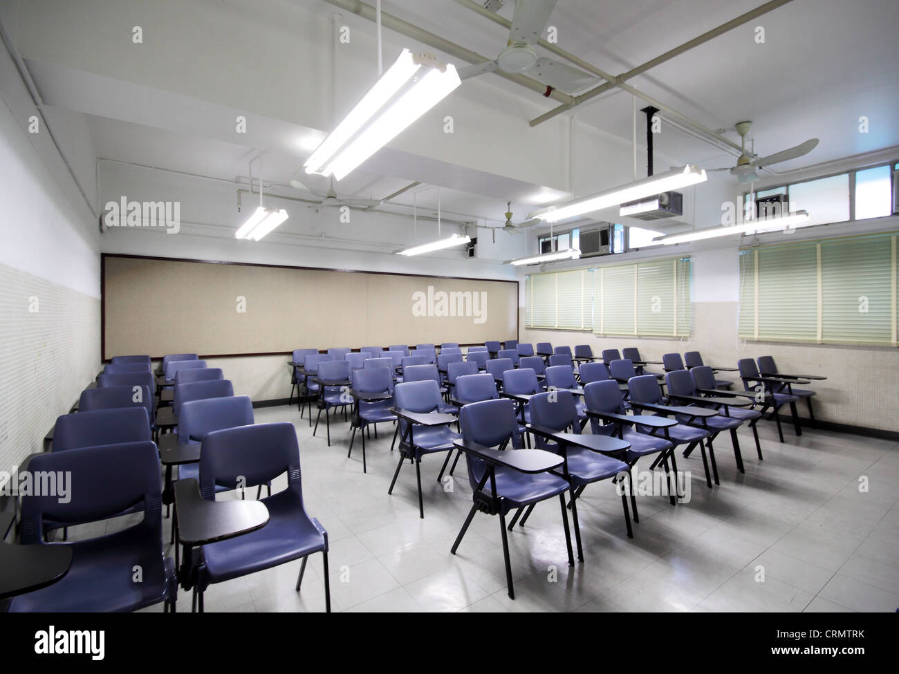 empty classroom with chair and board Stock Photo - Alamy