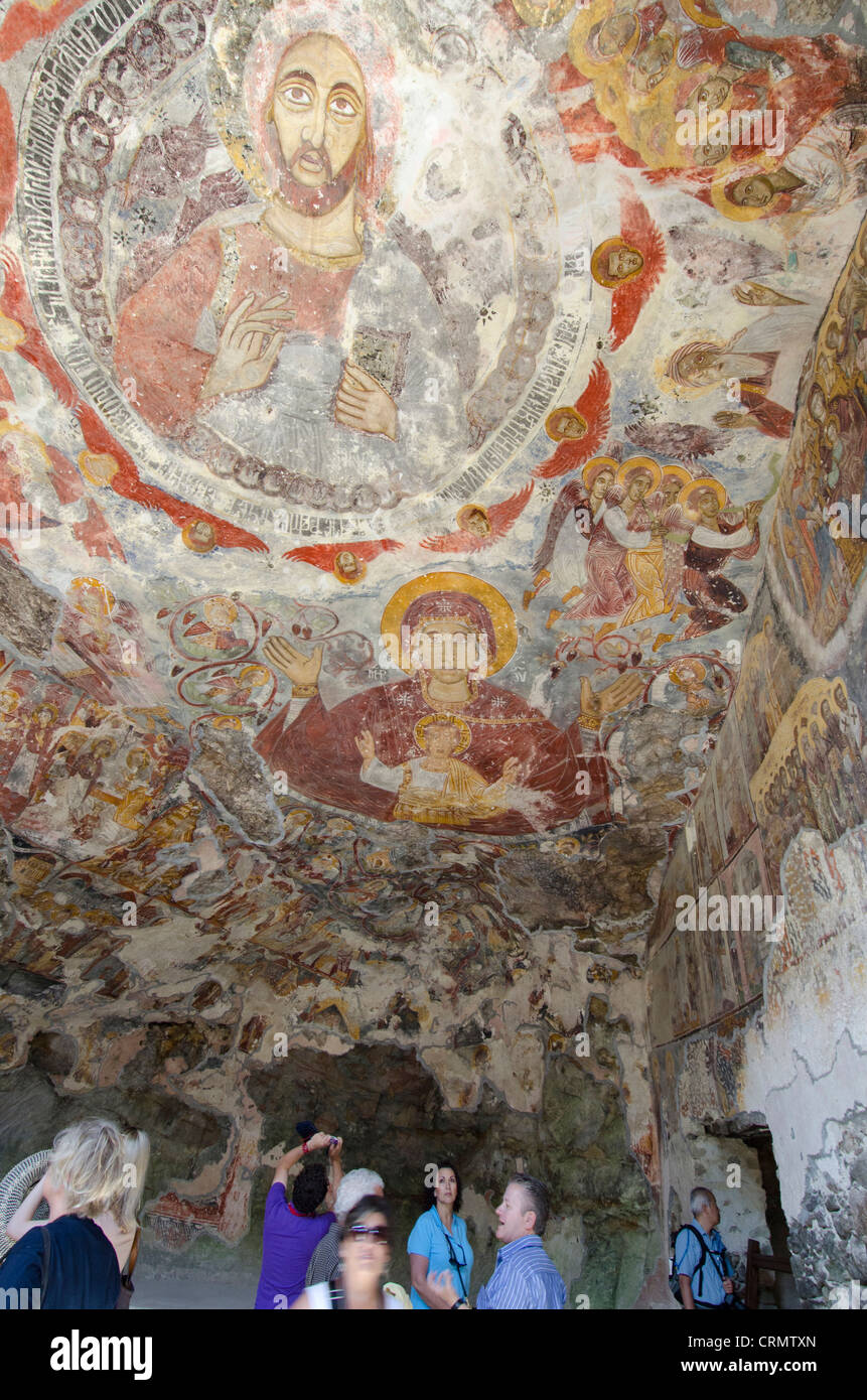 Turkey, Trabzon. Sumela Monastery (aka St. Maria, Mount Mela or Black ...