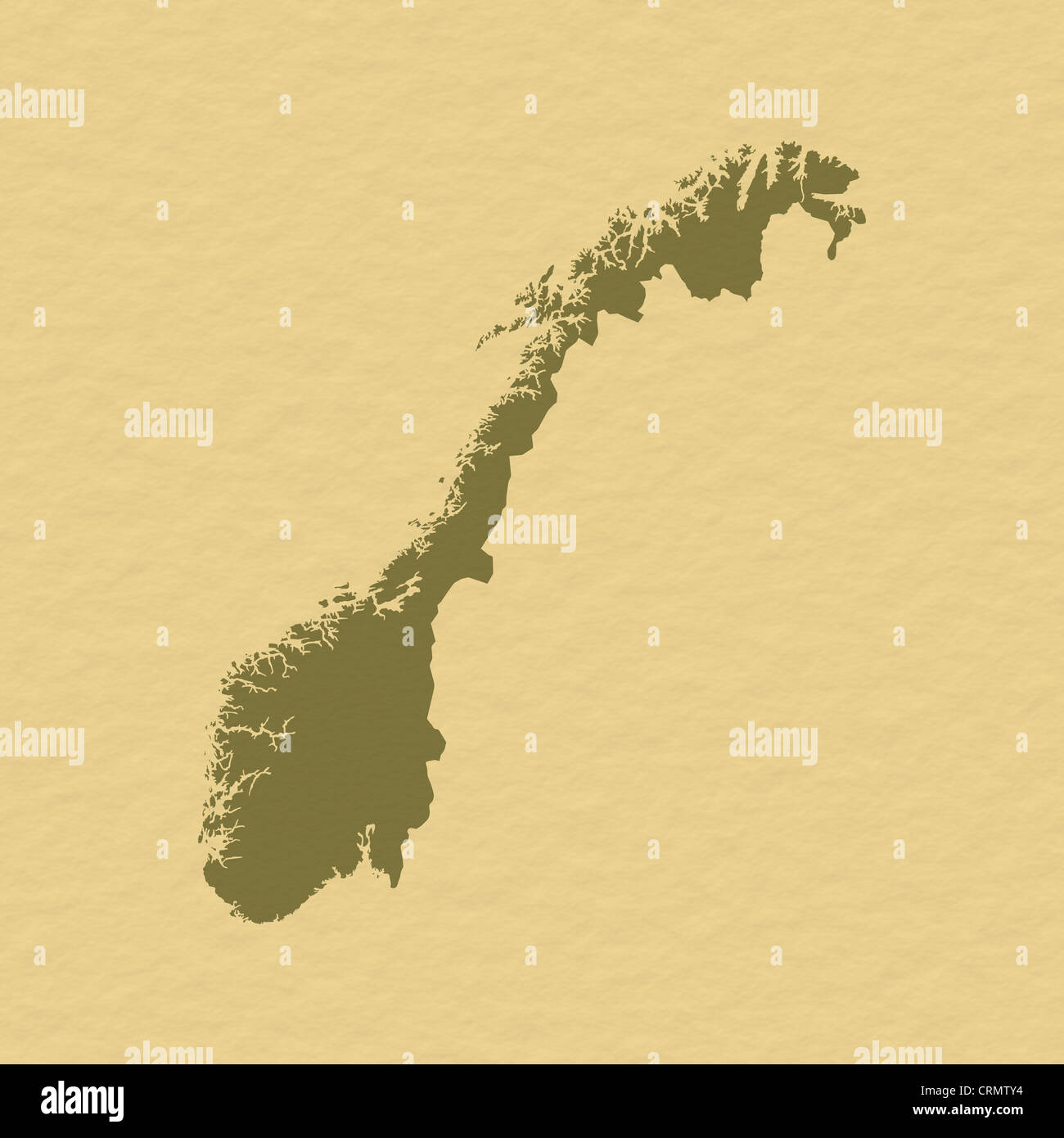 Political map of Norway with the several counties Stock Photo - Alamy