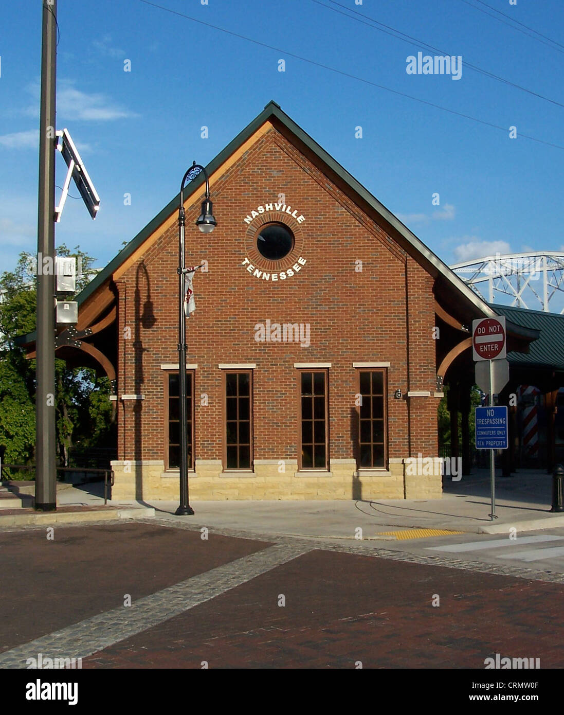 Front of the downtown Nashville riverfront train station (Music City ...
