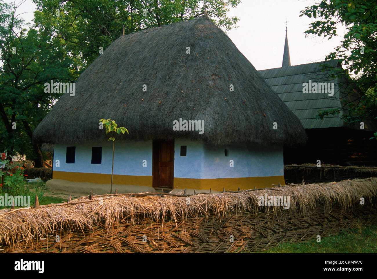 Romania, Bucharest, Village Museum, traditional rural architecture ...