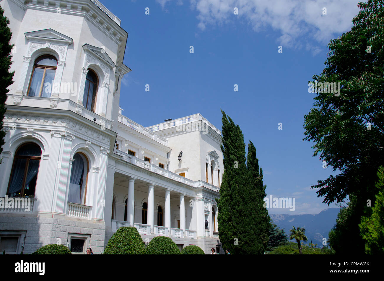 Ukraine Yalta Livadia Palace Summer High Resolution Stock Photography ...