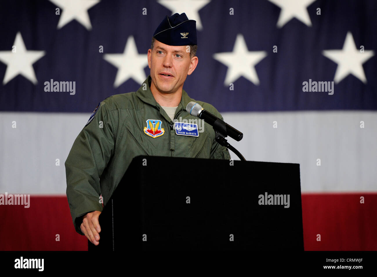 U.S. Air Force Col. Shaun McGrath, incoming 20th Operations Group ...