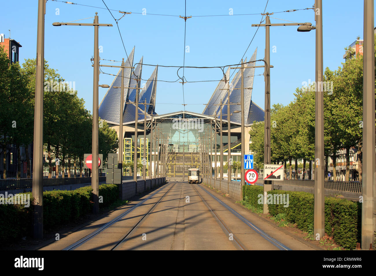 Main entrance of the new courthouse in Antwerp, Belgium Stock Photo - Alamy