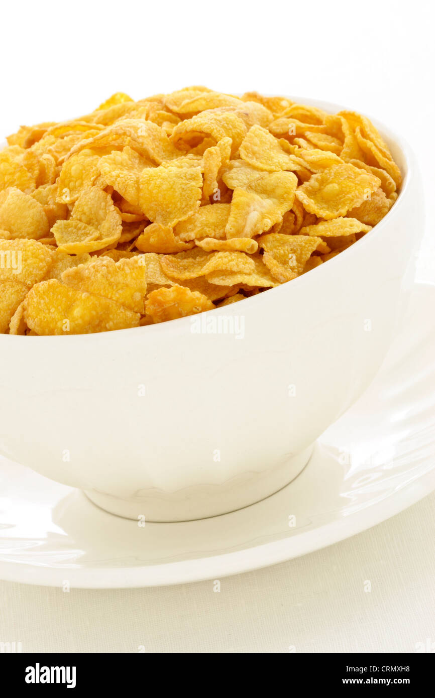 delicious and healthy corn flakes, served in a beautiful French Cafe au ...