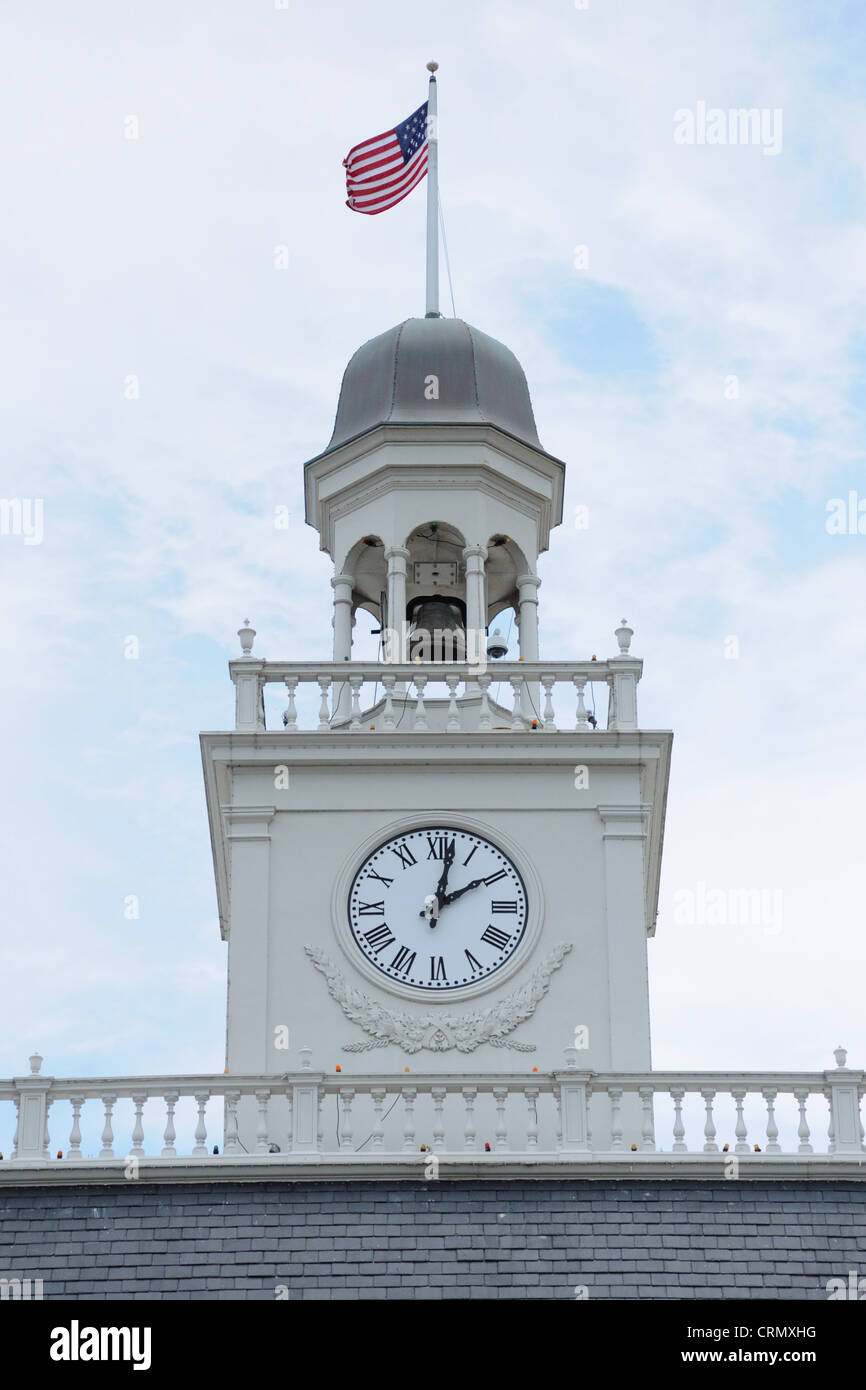 This is the clock tower at the American Adventure Pavilion in Orlando's ...