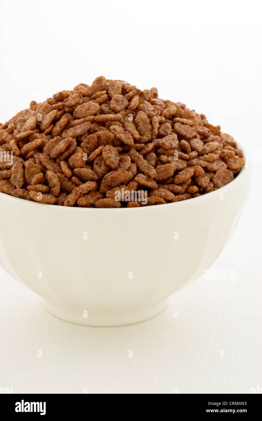 Delicious and nutritious cocoa-flavored, crisped rice cereal, served in ...