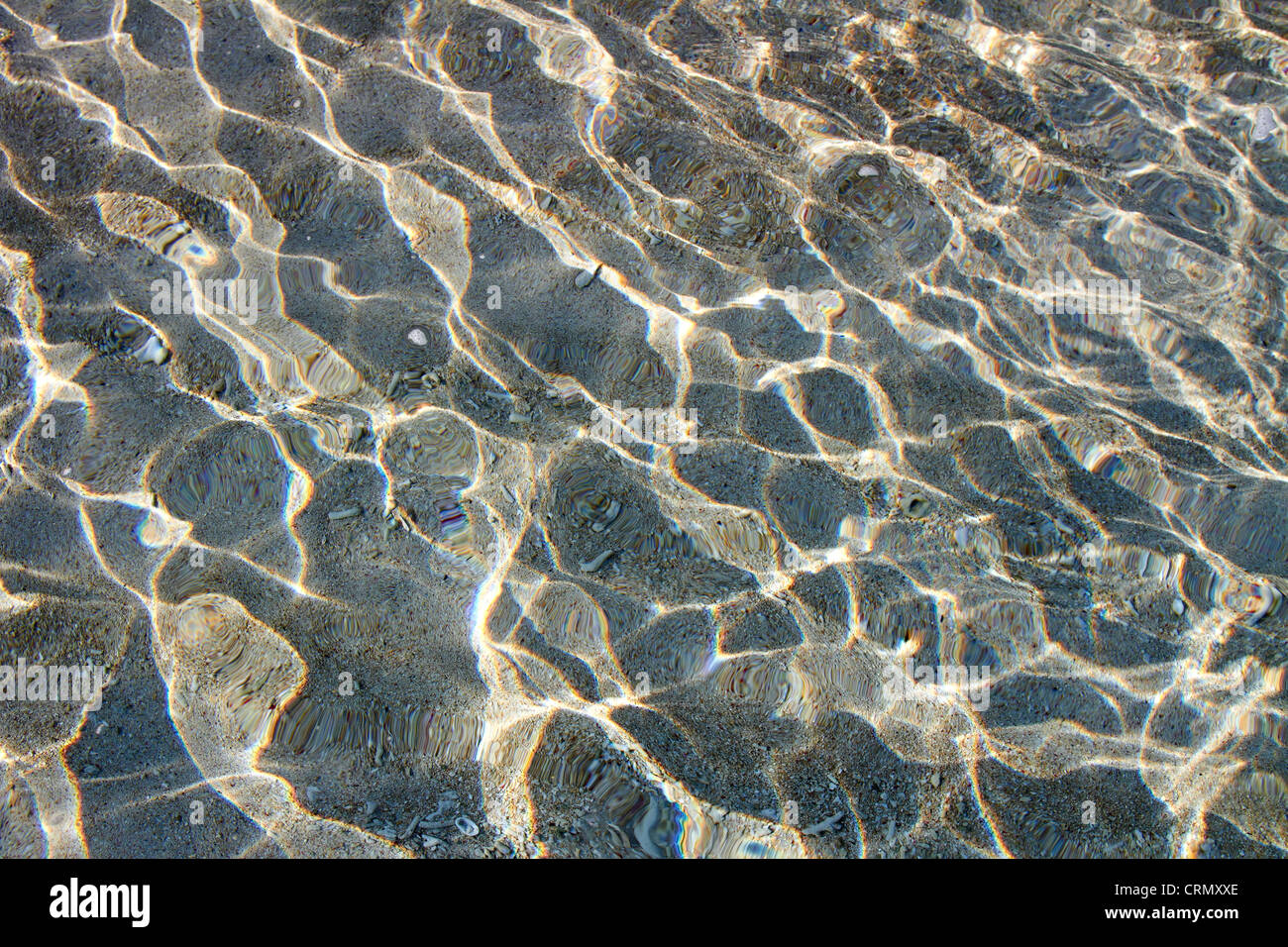 Ocean water motion with sun glints as background Stock Photo - Alamy
