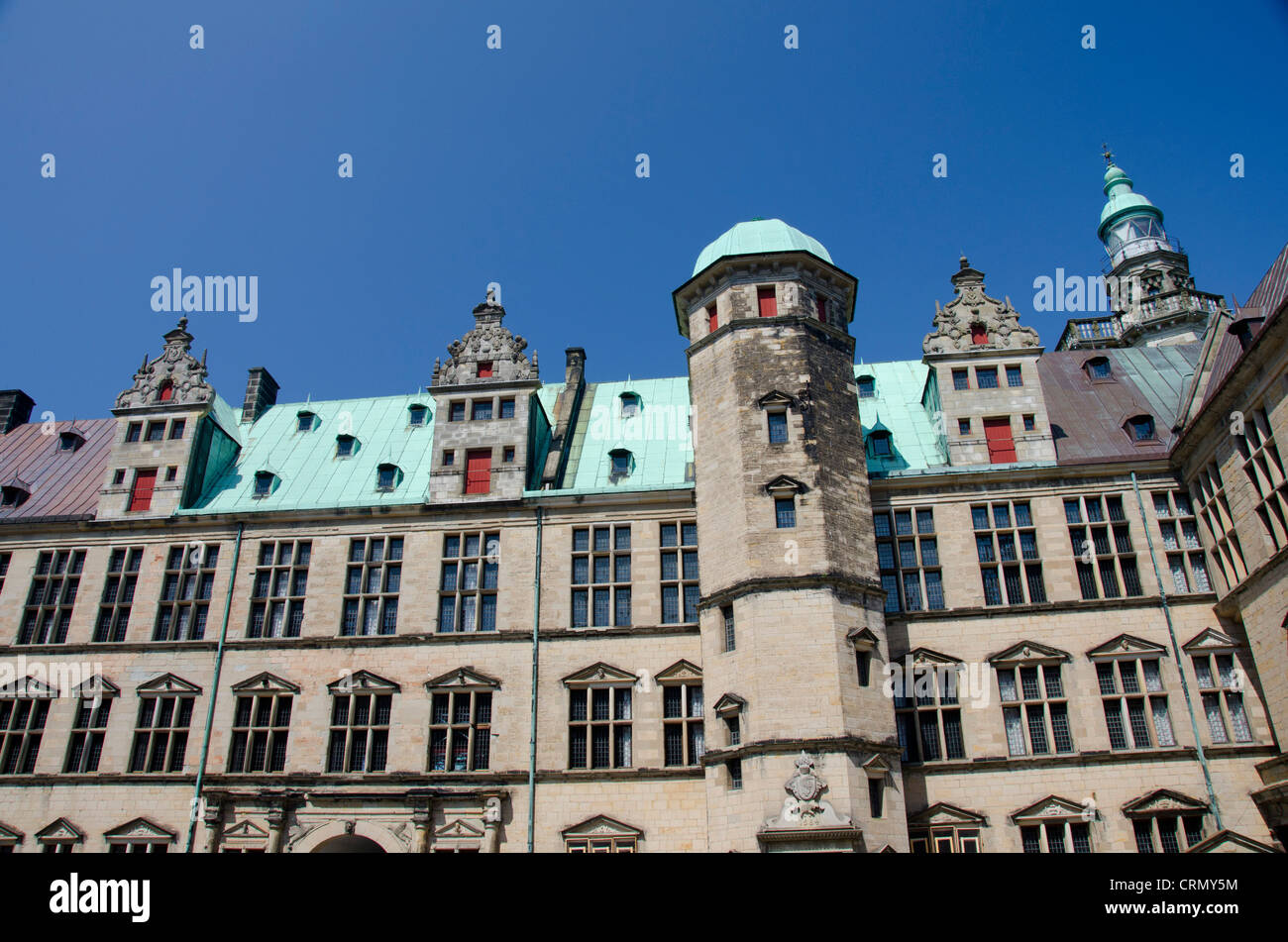 Denmark, Helsingoer. Kronborg Castle (aka Kronborg Slot). UNESCO World ...