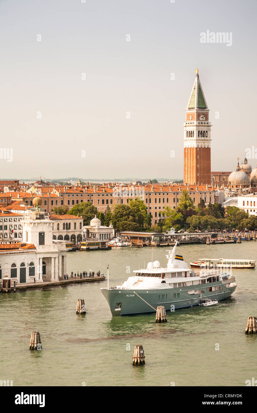 The Customs House, Dogana Di Mare, and the Campanile, Venice, Italy ...