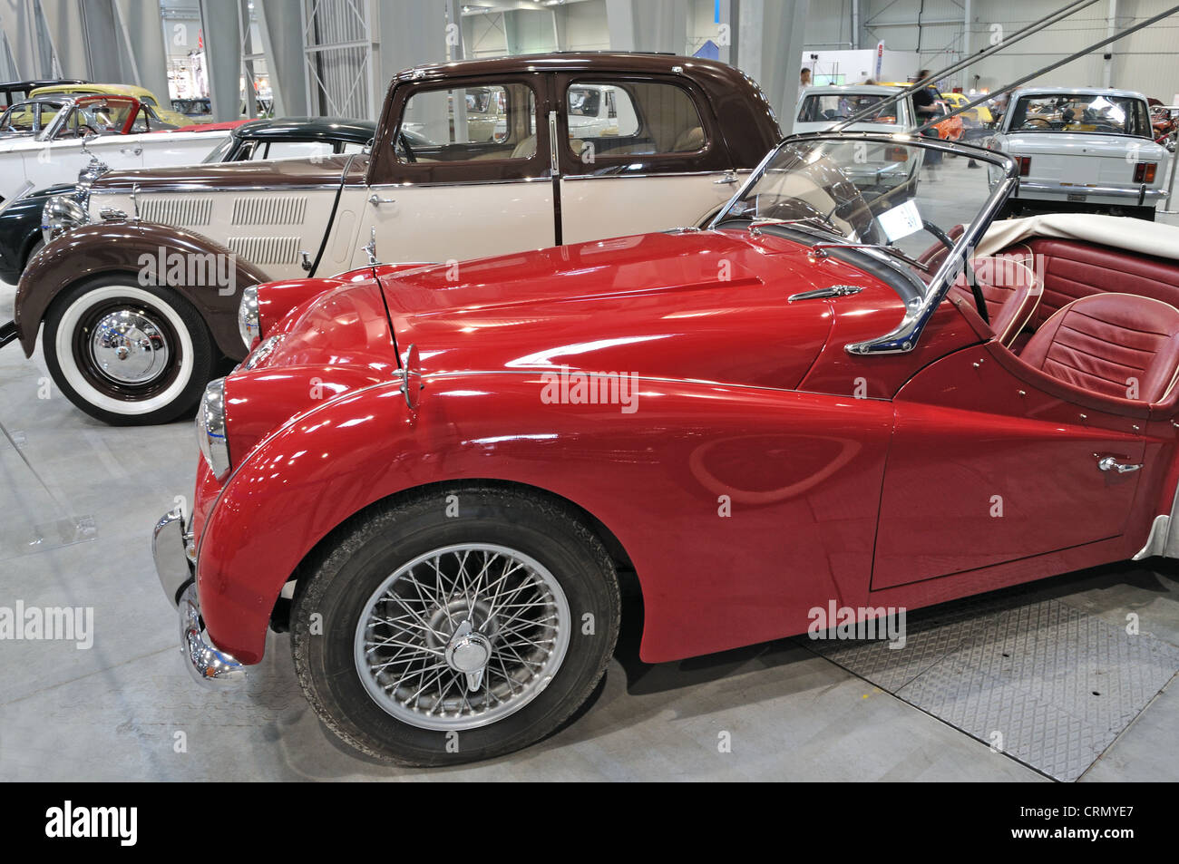 Classic cars exhibition Stock Photo - Alamy