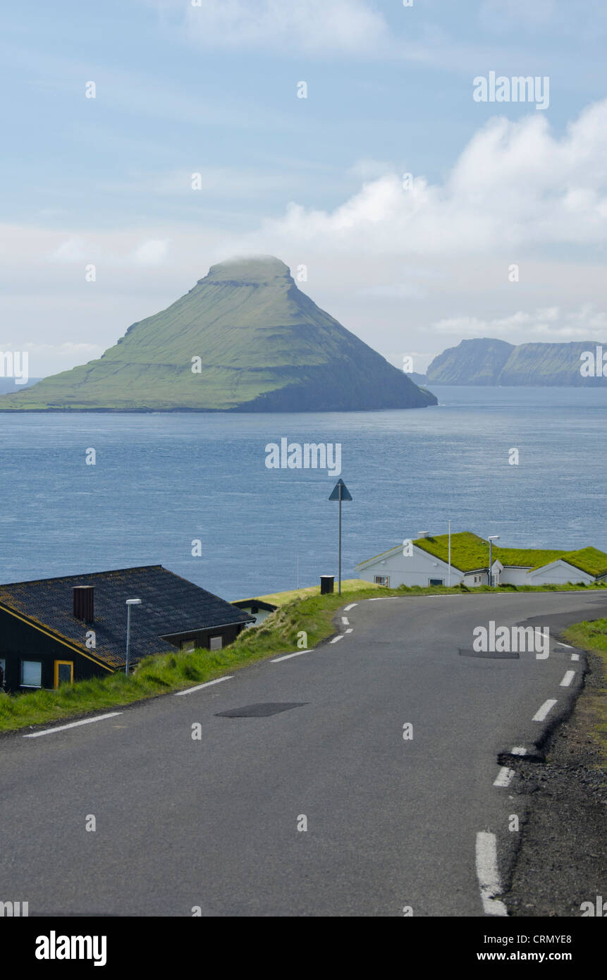 Kingdom of Denmark, Faroe Islands (aka Foroyar). View of Koltur Island ...